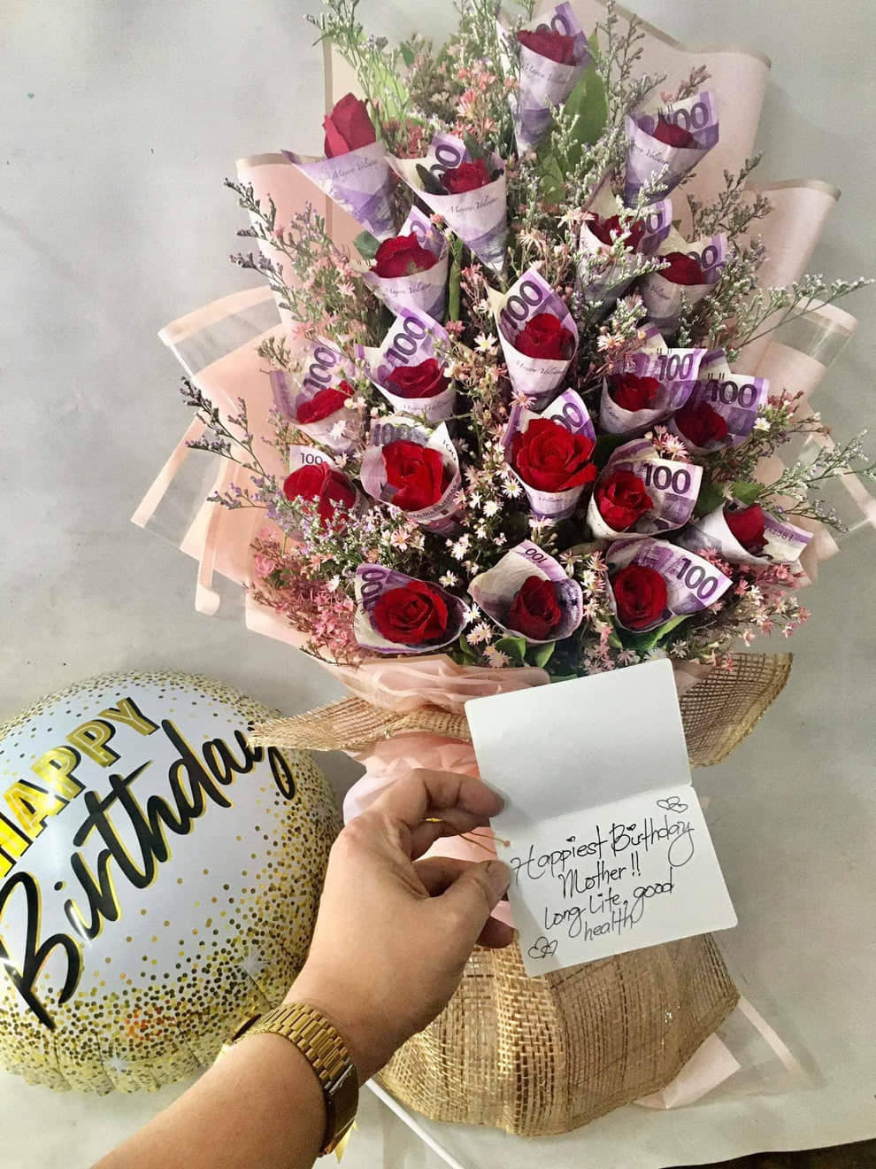 Money Bouquet 12 RedFlowersnGifts Money Bouquet 12 RedFlowersnGifts